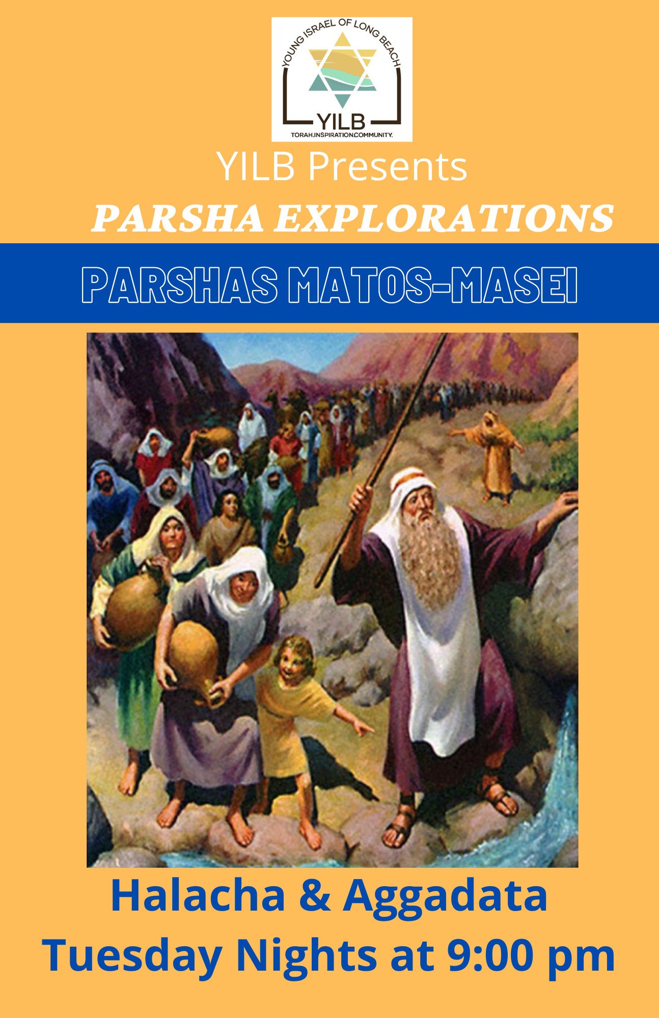 Tuesday Parsha Explorations-Matos-Masei - Young Israel of Long Beach